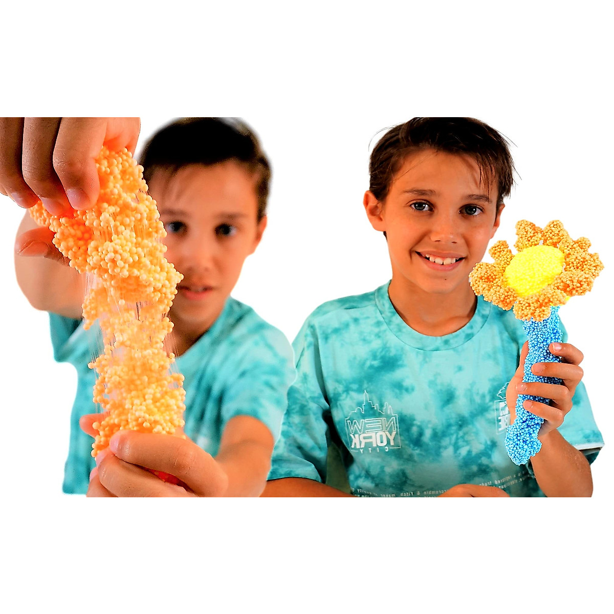 JA-RU Educational Play Styrofoam (1 Pack Assorted) Fidget Toys Stress Relief Toy, Sensory, Sensory Bin, Modeling Foam Beads Play Kit for Kids Magic Clay Art Crafts Party Favors Preschool Toys 1338-1