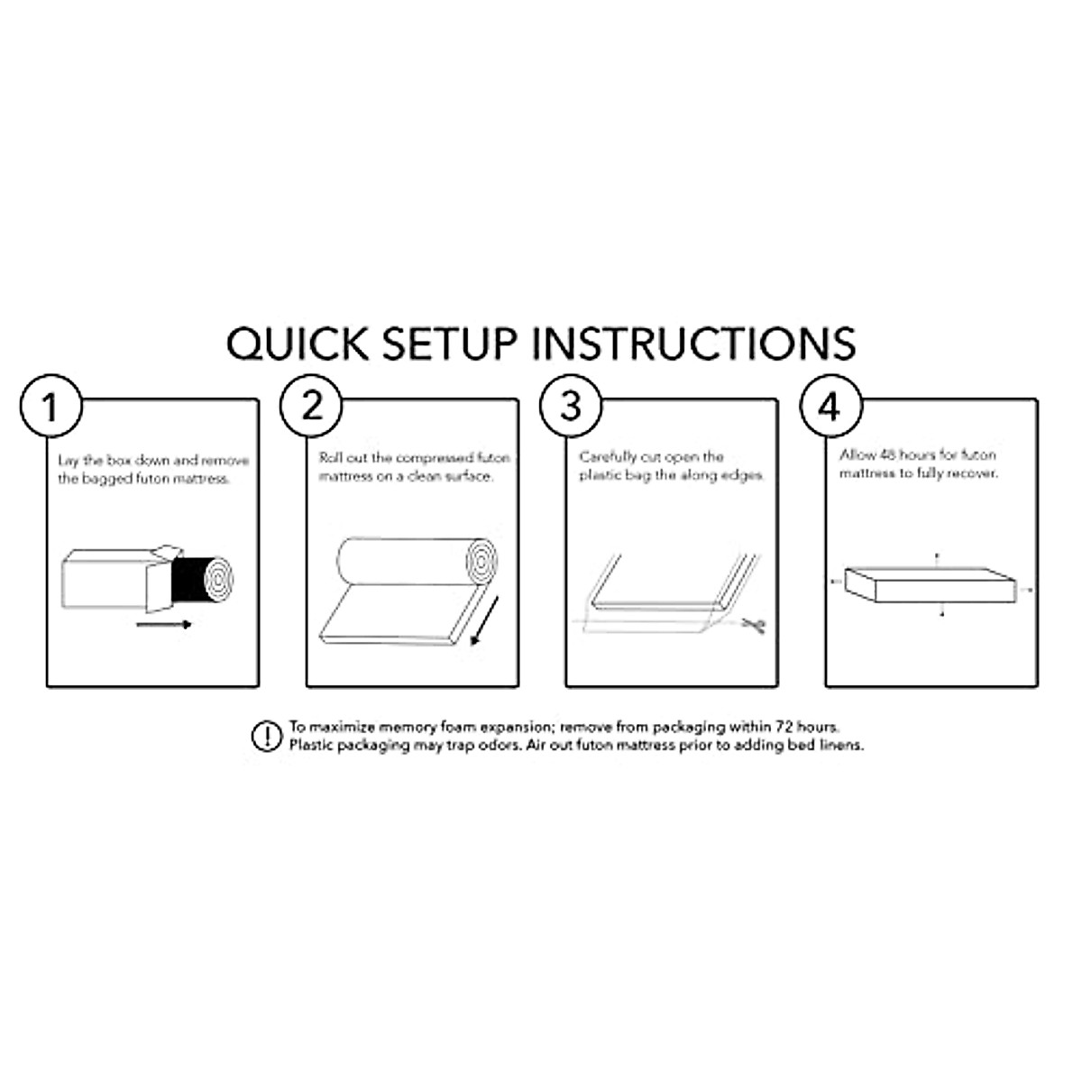 Trupedic Poly Solid Full Futon Mattress, 8-inch, Dusty Blue