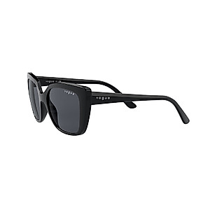 Vogue Eyewear Women's VO5337S Square Sunglasses, Black/Grey, 53 mm