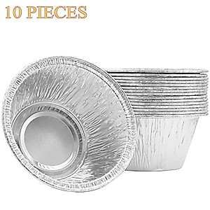 MOASKER Grease Cup with Clip for Char-Broil/Kenmore Replacement Parts, Masterbuilt 30" & 40" Propane Smokers and Other Similar Grills, Grease Bucket Tray and 10-Pack Disposable Foil Liners