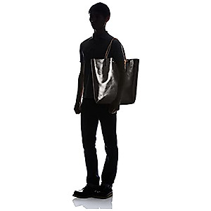 Marni SHMQ0000 SHOPPING BAG Tote Bag, Black + Royal+Black