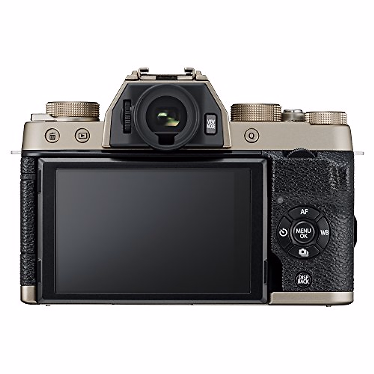 Fujifilm X-T100 Mirrorless Digital Camera w/XC15-45mmF3.5-5.6 OIS PZ Lens - Champagne Gold