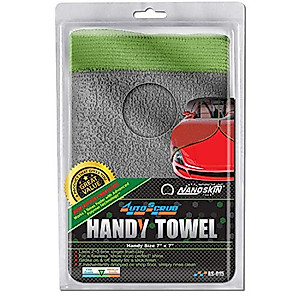 Nanoskin AUTOSCRUB Surface Prep Handy Towel 7” x 7” - Patented Clay Bar Replacement Tool to Remove Embedded Contaminants Before Wax & Coating | Safe for Painted Surface, Glass, Plastic, Metal & More