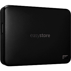 WD Easystore 4TB External USB 3.0 Portable Hard Drive WDBAJP0040BBK-WESN -Black