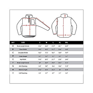 Condor Elite 607-002-XXL Quarter Zip Pullover BLACK, XXL