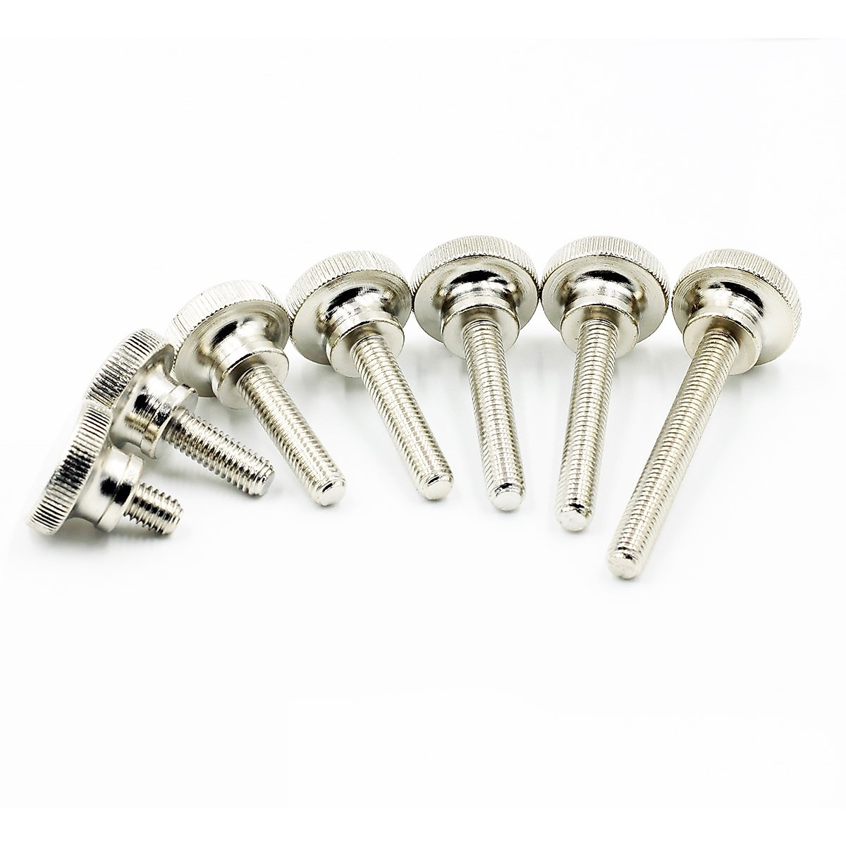 M2 Knurled Thumb Screws Stainless Steel (M2 x 6 mm, 20)