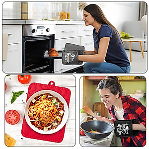 GROBRO7 10Pcs Teacher Appreciation Gifts Pot Holders How Sweet it is to Be Taught by You Cotton Potholder Microwave Oven Mitt Thank You Teachers Gifts for Back To School Graduation Retirement Birthday