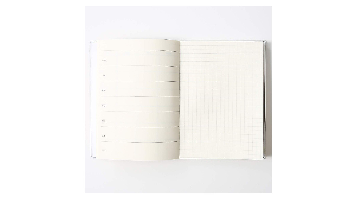 MUJI 2021 A6 Planner - Free Monthly & Weekly Schedule Notebook