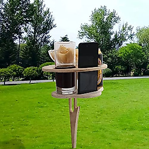 DOUBAO Outdoor Wijntafel draagbare Picknicktafel Kampeergazon beugel Wijnglas Wijntafel Wijnrek Feestbeugel (Color : E, Size : 1)