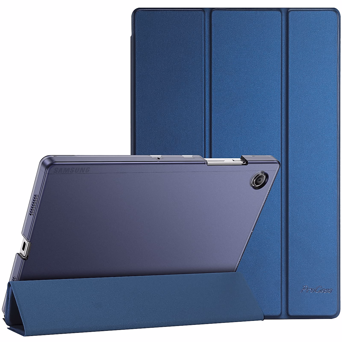 ProCase Smart Case for Galaxy Tab A8 10.5, Slim Stand Hard Back Shell Protective Smart Cover Case for Galaxy Tab A8 10.5 Inch 2022 SM-X200 X205 X207 -Navy