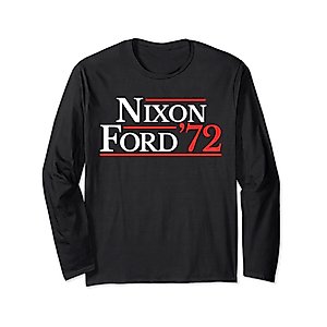 Nixon Ford Retro Election 1972 Long Sleeve T-Shirt