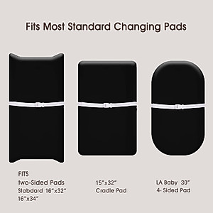 PHF Woodland Changing Pad Cover Set for Baby Boys Girls, 2 Pack Soft Changing Table Sheets or Cradle Sheets Fit Most Baby Changing Pads, Woodland