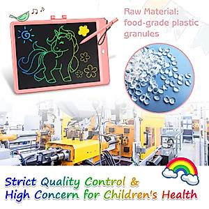 KTEBO 10in LCD Writing Tablet for Kids, Great Educational Toys for Preschool Toddlers Learning, Drawing Board Toys for Age 3+ 4+ 5-7 6-8 9 8-12 Years Old Boys Girls, Gifts for Baby Girl Boy - Pink