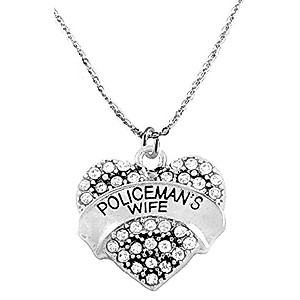 Policeman's Wife, Necklace, Earring, and Bracelet Set, Hypoallergenic, Safe-Nickel, Lead, Cadmium Free