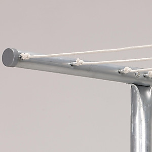 Household Essentials T2075-1 Galvanized Steel One-Piece Pole Clothesline T-Post