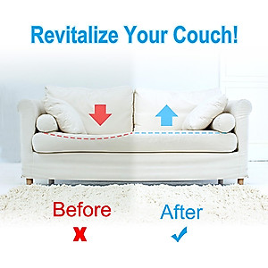 20" x 20" Foam Cushion Couch Cushion Support - Living Room Sofa Sag Support - High-Density Sag Repair Replacement for Sofa Couch Loveseat Chair (3)