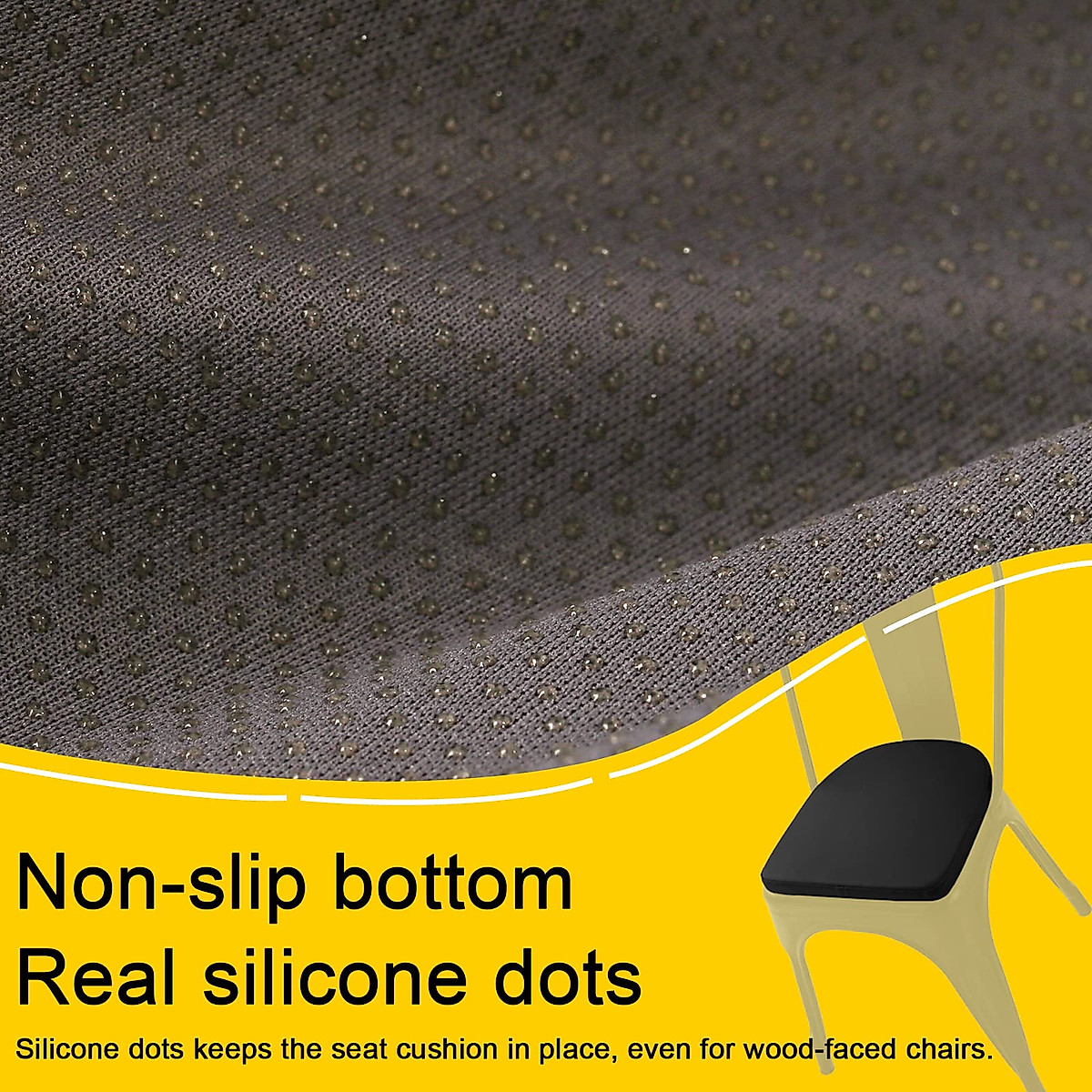 SINOSSO Modern Faux Leather 14" Metal Chair Cushion, Leathaire Magnetic Chair Pad for Dining Kitchen Cafe Bistro Stackable Chair (U-Shape, Blue, 1)