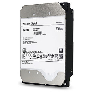 Western Digital 14TB Ultrastar DC HC530 SATA HDD - 7200 RPM, SATA 6 Gb/s, 512MB Cache, 3.5" - WUH721414ALE604 (Renewed)