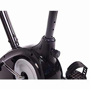 Stamina Magnetic Upright Exercise Bike 1310 - Smart Workout App, No Subscription Required - 8 Levels Smooth, Quiet Magnetic Resistance - Easy-to-Use Fitness Monitor - Integrated Heart Rate Sensors