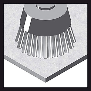 Bosch X-LOCK 2608620725 Cup Wire Brush (Cup Shape, 3.0 inches (75 mm) Diameter, Iron 0.01 inch (0.3 mm) Straight, 1 Piece)