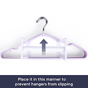 HAKDAY Hanger Stacker Organizer Stand, White Portable Hanger Holder Laundry Room Organization Hanger Rack Storage