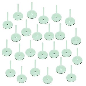 LITKO Acrylic Flight Stands | Round | 3mm Clear Circular Flight Base with Peg (25mm)
