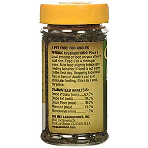 Zoo Med Anole Food For Small Lizards, 0.4 Ounce Bottle