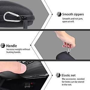 co2CREA Hard Case Replacement for Logitech MX Master 3 Master 3S Advanced Wireless Mouse (Graphite Black Case)