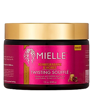 Mielle Organics Pomegranate & Honey Twisting Soufflé, Sulfate and Paraben Free, 12 Ounces