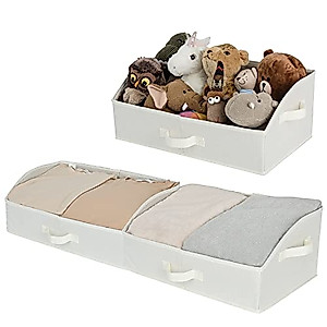 GRANNY SAYS Bundle of 3-Pack Clothing Storage Bins & 3-Pack Trapezoid Storage Bins for Wardrobe