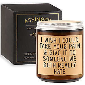 Get Well Soon Gifts for Women Men, Feel Better Candles Gifts for Women Men After Surgery, Inspirational Gifts, Sympathy, Grieving, Condolence, Divorce, Miscarriage, Sorry for Your Loss, Cancer Gifts