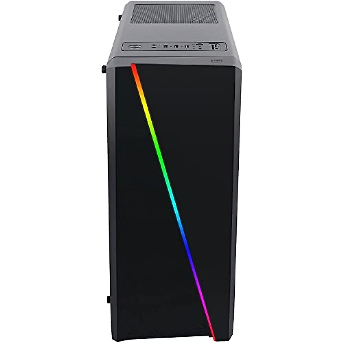 Ssrotho Gaming PC Windows 10 Professional Desktop Tower Computer, Intel Quad-Core i5 3.2Ghz, 16GB RAM, 1TB SSD + 1TB HDD, WiFi Adapter, GeForce GT 1030 2GB GDDR5, RGB Lighting Case