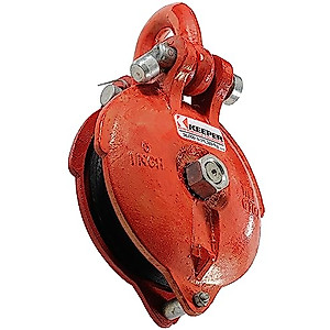 KEEPER - Pulley Block for All Winches Up to 18,000 Lbs. with 36,000 Lbs. Pulling Capacity