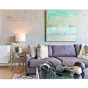 U'Neeque Collections Beautiful Handmade Black Small Decorative Balls for Bowls - Decorative Balls Set of 3”x 3 pcs, Accent Decor Great for Trays & Vases