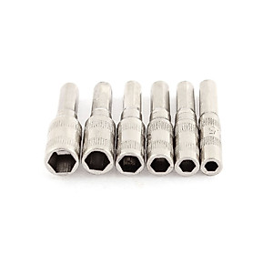 uxcell A15052300ux0043 6 in 1 H4 Shank 2.5mm 3mm 3.5mm 4mm 4.5mm 5mm 6 Points Hex Socket