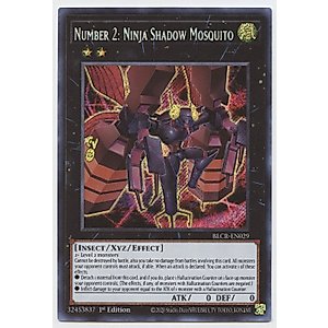 Number 2: Ninja Shadow Mosquito - BLCR-EN029 - Secret Rare - 1st Edition