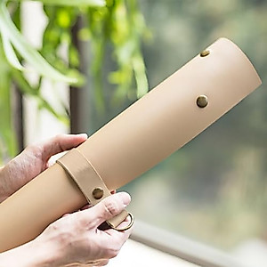 Repotting Mat for Indoor Plants Mini Potting Mat Succulent Plant Transplanting Plant Repotting Mat 24*12inch Portable Potting Tray Leather Material Foldable & Storageable Houseplant Succulent (Beige)