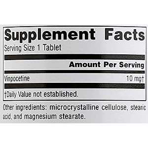 SOURCE NATURALS 10Mg 120 Tb Vinpocetine, 120 CT