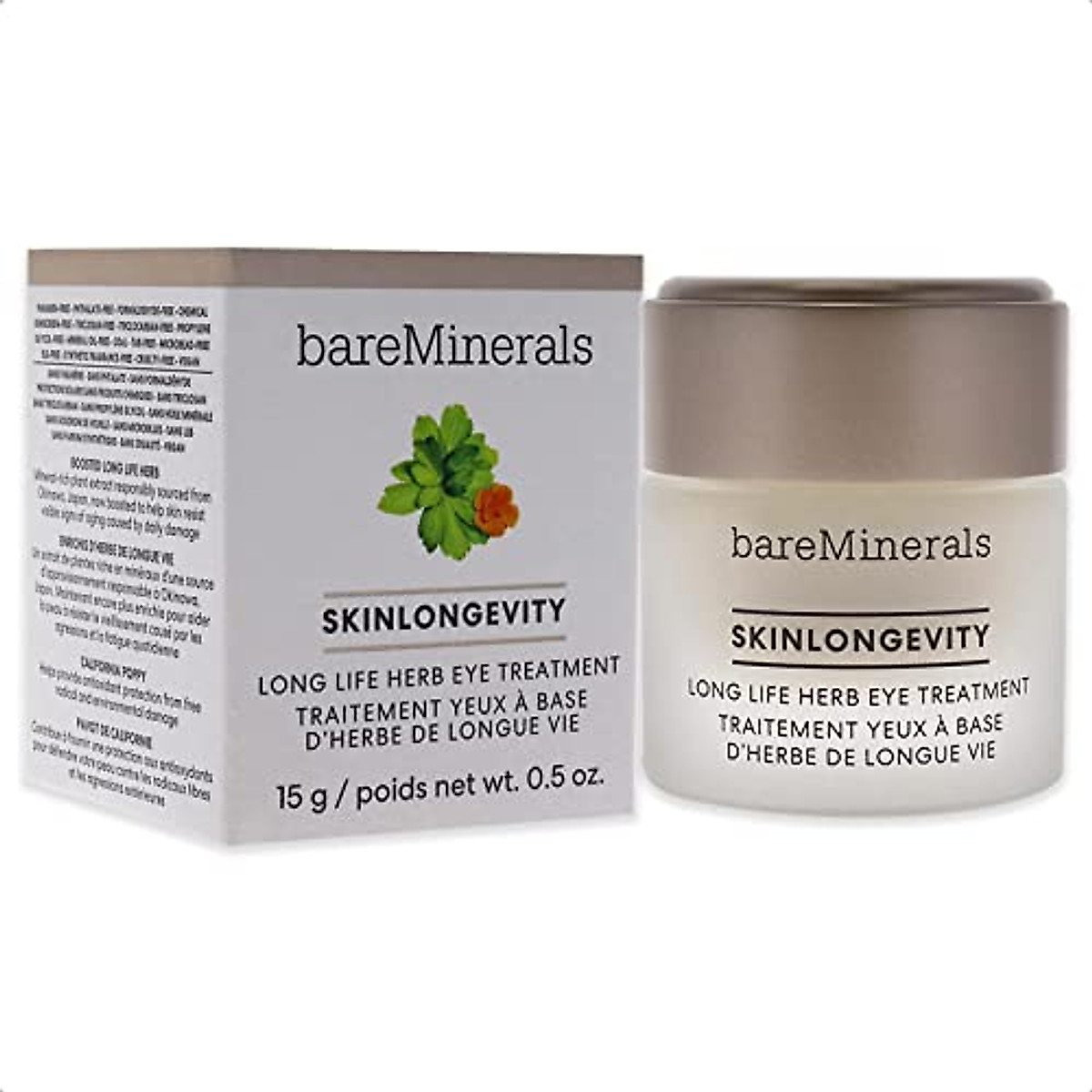 bareMinerals Skinlongevity Long Life Herb Eye Treatment Unisex 0.5 oz