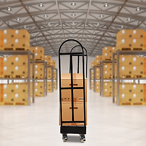 U-Boat Collapsible Rolling Utility Cart on 6 Wheels,Load Capacity 2000lbs Platform Trucks Cart,Platform Hand Truck Dolly Cart