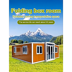 Mobile Container Homes Prefab Container House Apartment Expandable Hotel Office 40ft 30ft 20ft 15ft 10ft with Bedroom Bath Living & Kitchen