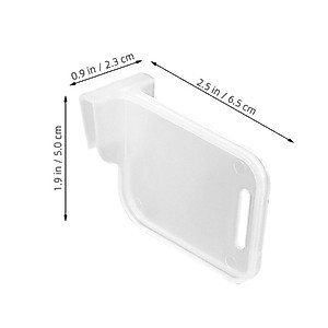 PRETYZOOM 12pcs Refrigerator Side Door Partition Daily Use Refrigerator Divider Drawer Food Partition Plate Household Refrigerator Divider Freezer Separator Freezer Supply Fridge Separator