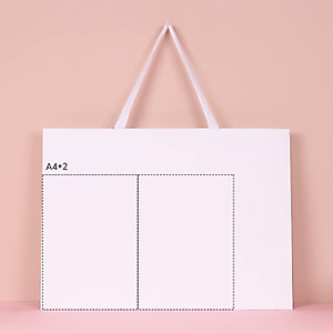 PAPERIST 6pcs 21.7x6.1x15.7" (4) Extra Large Size, White Paper Bags, Giant Jumbo Huge XL Thick Sturdy Durable Gift bags