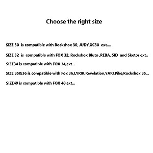 Dust Seal Installation Tool Fork Dust Seal Driver Dust Wiper Installation Tool Guide Compatible with Fox Rockshox Suspension Fork Lower Leg in 30mm 32mm 34mm 35mm 36mm 40mm (Size 32)