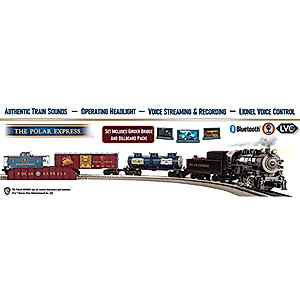 Lionel The Polar Express Freight 5.0 Electric O Gauge Train Set with Bluetooth & Remote