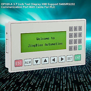 OP320-A 3.7 inch Text Display HMI Support S485/RS232 Communication Port With Cable For PLC