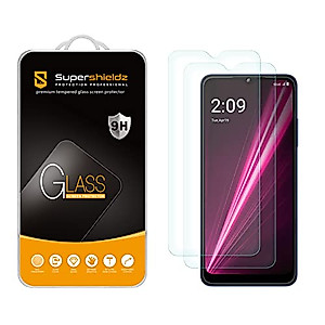 Supershieldz (2 Pack) Designed for T-Mobile Revvl 6 5G / Revvl 6x 5G Tempered Glass Screen Protector, Anti Scratch, Bubble Free