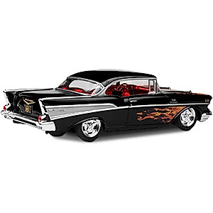 Revell 85-1529 ’57 Chevy Bel Air Model Car Kit 1:25 Scale 30-Piece Skill Level 3 SnapTite Max Plastic Model Building Kit,Black