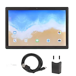 Vikye HD Tablet, 10 Inch 1920x1080 IPS Display Tablet, 4G LTE Tablet Octa Core CPU 8GB RAM 256GB ROM, 5G WiFi Dual Camera 7000mAh Battery