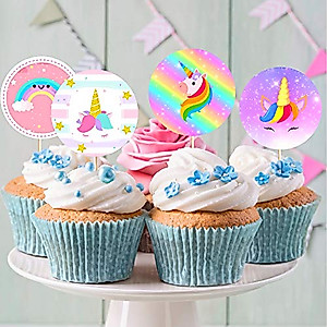 500Pcs Unicorn Stickers Roll in 9 Cute Designs, Motivational Reward Labels Sticker for School, Sealing Cards & Party Decoration (Unicorn)